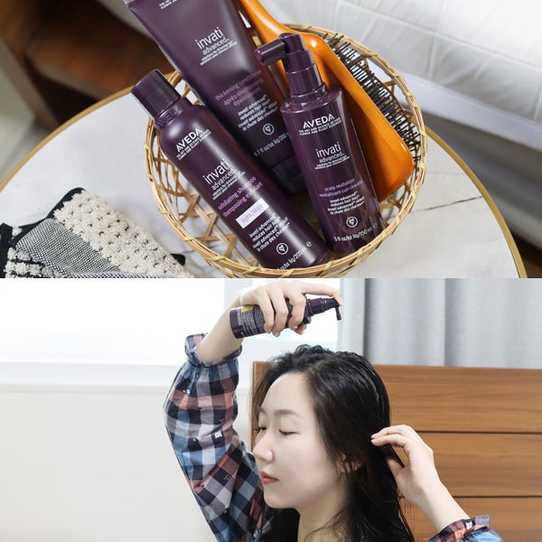 두피에센스 추천 아베다 인바티 3스텝 두피 케어 And 헤어 볼륨 1달 변화는 네이버 블로그