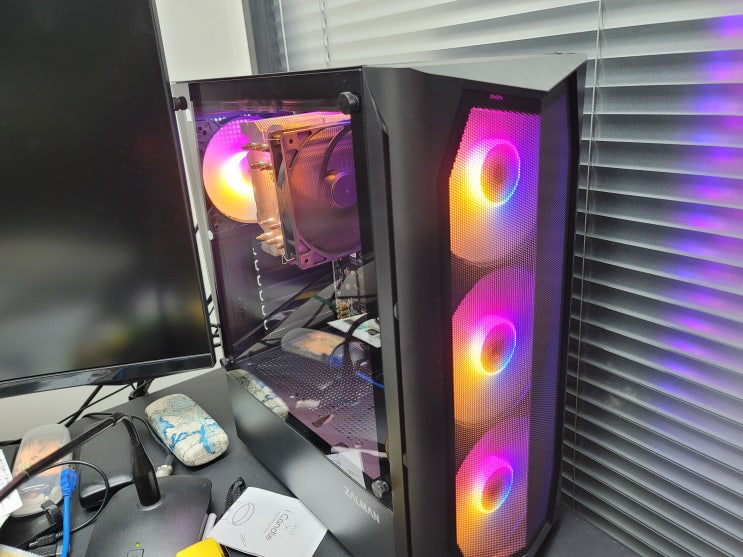 컴퓨터 pc 케이스도 이제는 패션이다 잘만 N4 CTRL : 네이버 블로그