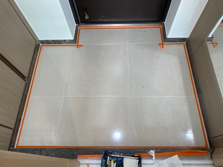 천왕연지타운2단지 인테리어현장 욕실줄눈시공 애플라인줄눈시공 Happy New Year 🎈 : 네이버 블로그