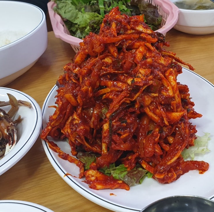 금산식당 인천 연안부두 회무침 맛집 밴댕이회무침거리 한치회무침 덮밥 네이버 블로그