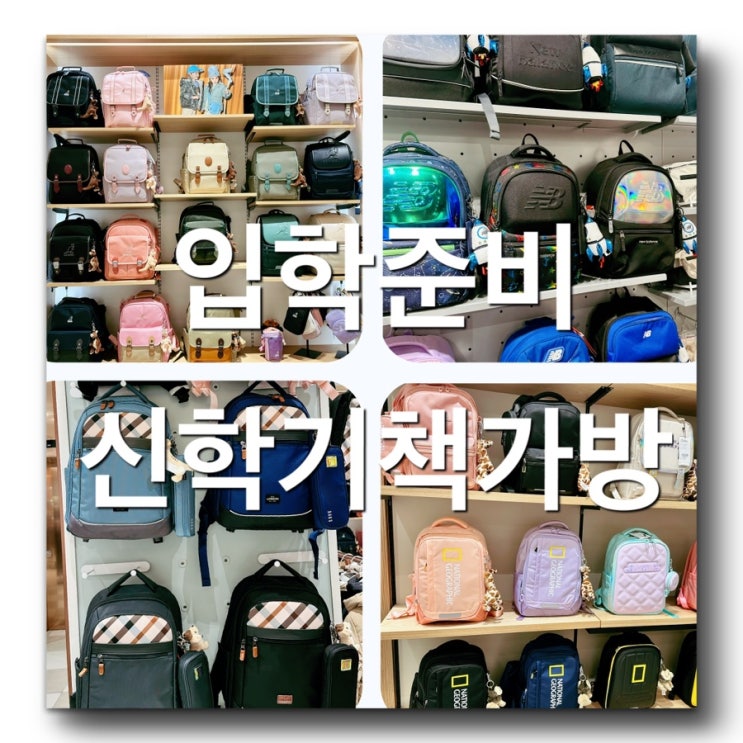 초등학생 새학기 신상 책가방 초등학교 저학년 첫 책가방 쇼핑 구매 꿀팁 입학준비 입학선물 백화점 인기브랜드 뉴발키즈
