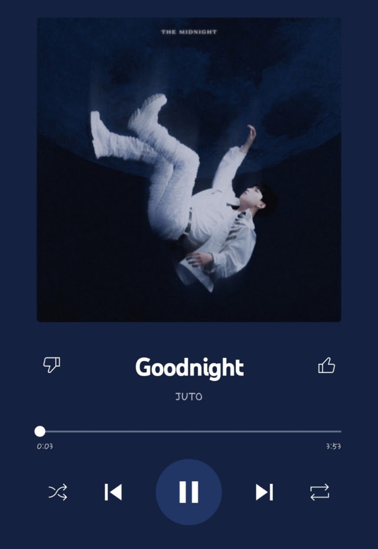 「자기 전에 듣기 좋은 노래」 JUTO(유토) - Good night : 네이버 블로그
