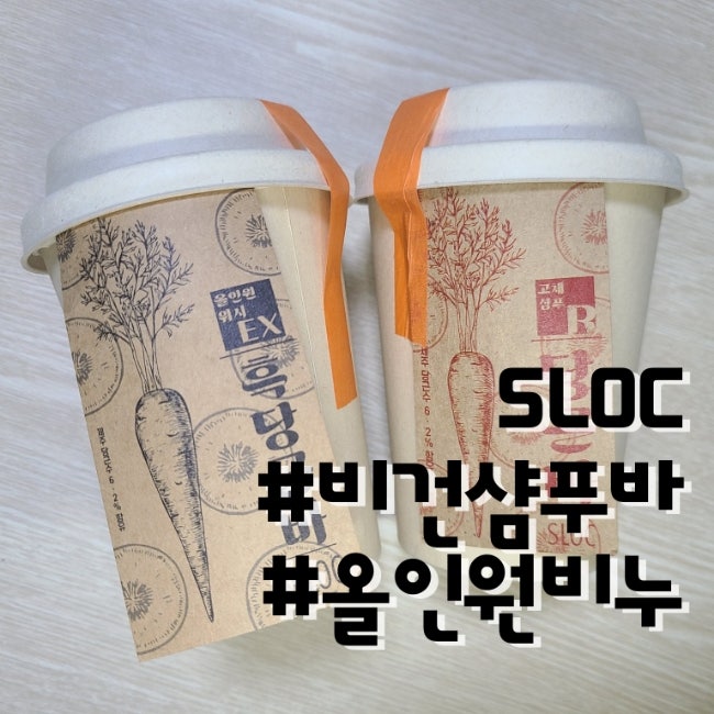 SLOC 슬록 비건 샴푸바, 올인원샴푸 사용해 보았어요 : 네이버 블로그