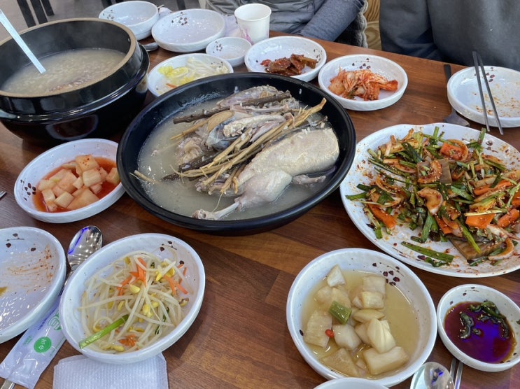 인천대공원 맛집: 장수동 백숙집 청화대식당 원기회복 보양식 한방오리백숙 누룽지 맛있어요! : 네이버 블로그