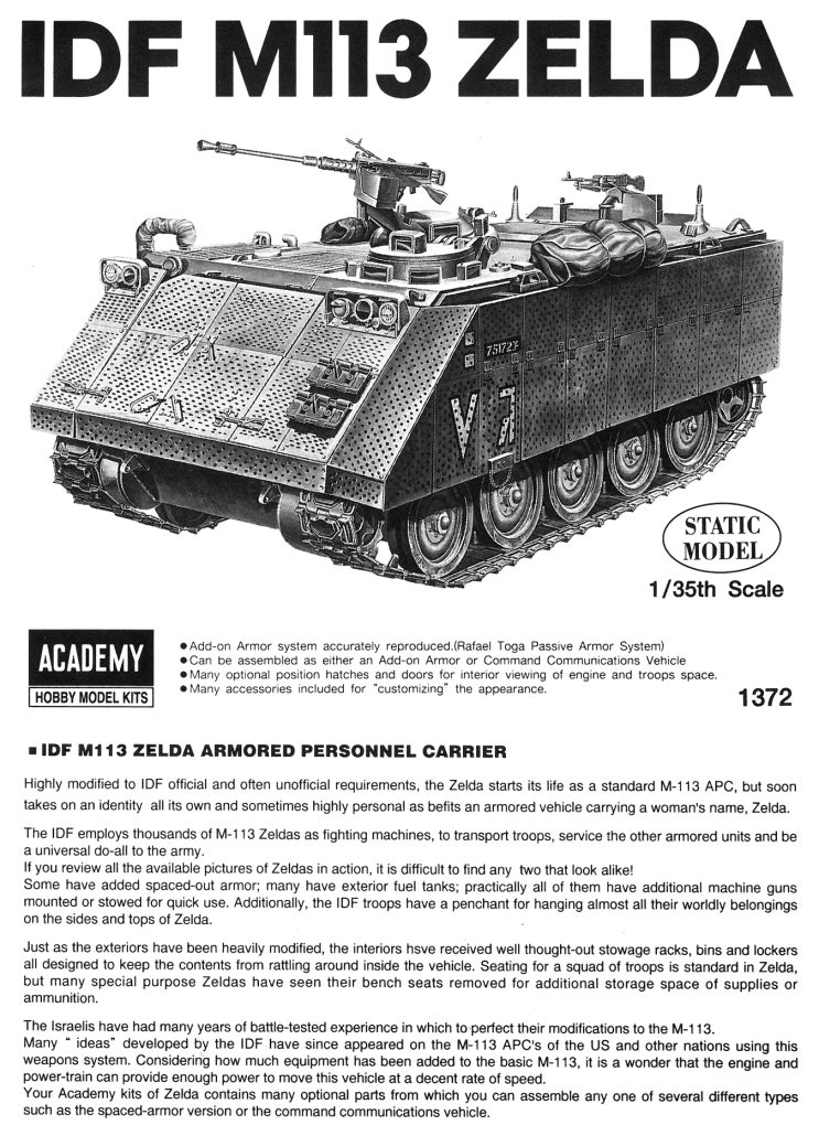 Academy 1/35 M113 ZELDA instruction : 네이버 블로그
