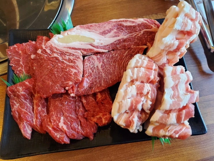 협찬×이천 대월 하이닉스 맛집 분위기있는 회식장소 추천한우and돼지고기 같이즐길수있는 정육점식당 포크락바베큐하우스