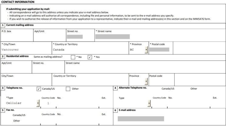 2022 PGWP 신청서 IMM 5710 작성하기 : 네이버 블로그