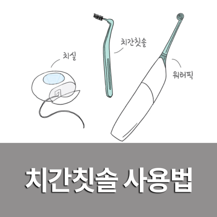 치간칫솔 사용법 맞는 사이즈 고르는 법까지 네이버 블로그