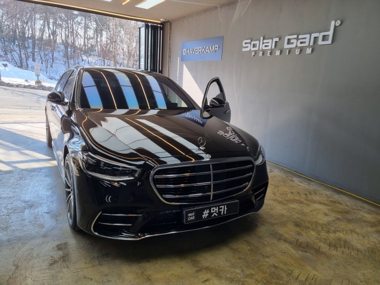 벤츠 S클래스 W213 S500 신차 출고 후 전면 썬팅 재시공 글라스틴트 로데 광주광역시 썬팅 네이버 블로그