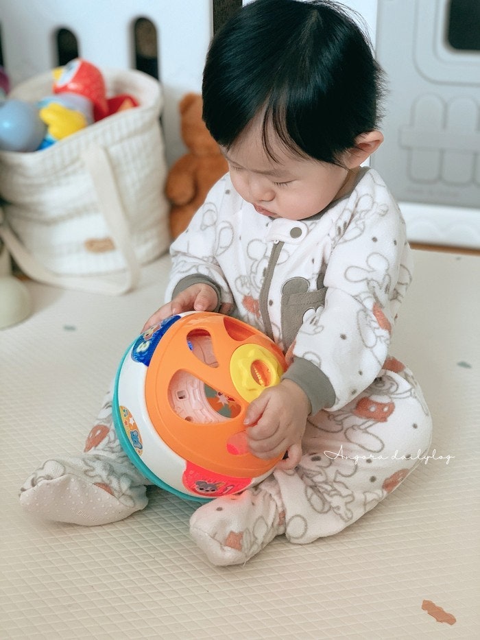 8개월 아기 장난감 추천 국민 완구 브이텍 매직볼 3in1 네이버 블로그