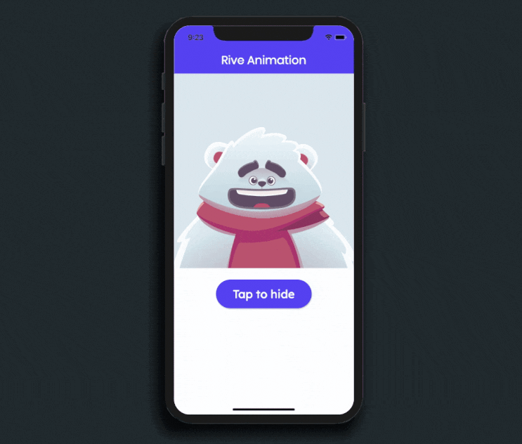 [ 코드없이 개발하기 Flutter Flow ] 138#.액션 기능 (Animation(2) - Rive Animation ...