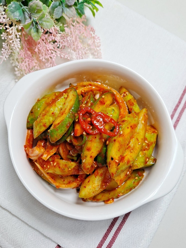 오이무침 레시피 양념 백종원오이무침 새콤달콤 오이초무침 만드는법 네이버 블로그