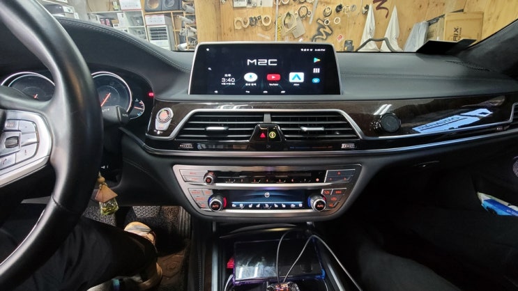 동탄 bmw g11 745li 안드로이드 m2c 200a 시공 포스팅입니다. : 네이버 블로그
