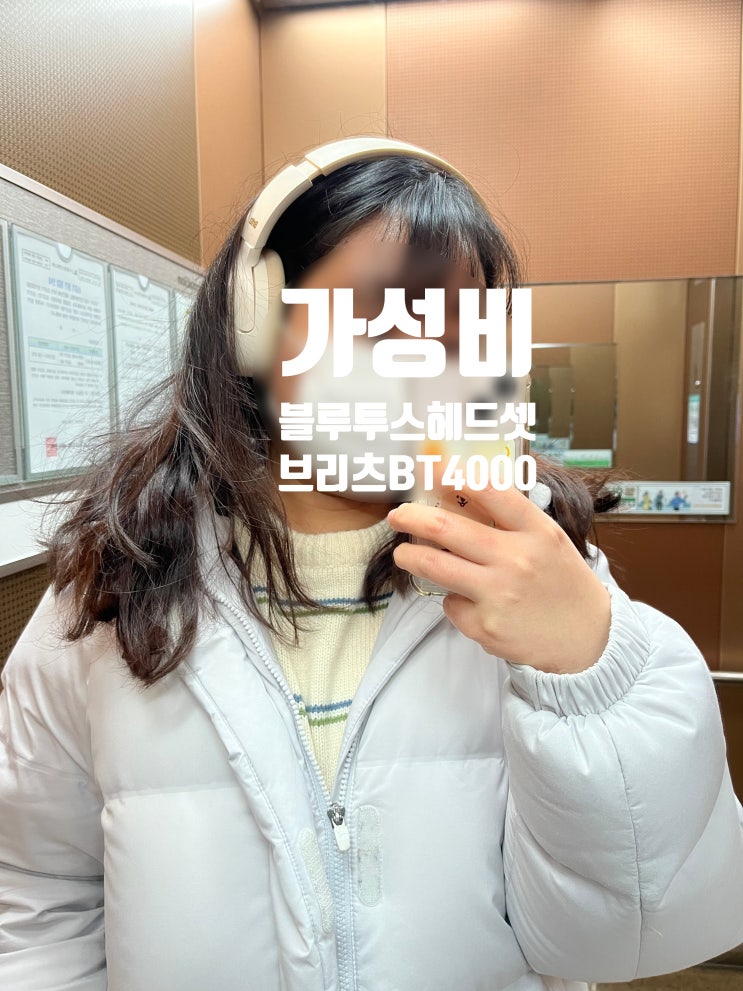 가성비 블루투스 헤드셋 브리츠 BT4000 ANC 아이보리 내돈내산 후기 (+색상추천) : 네이버 블로그