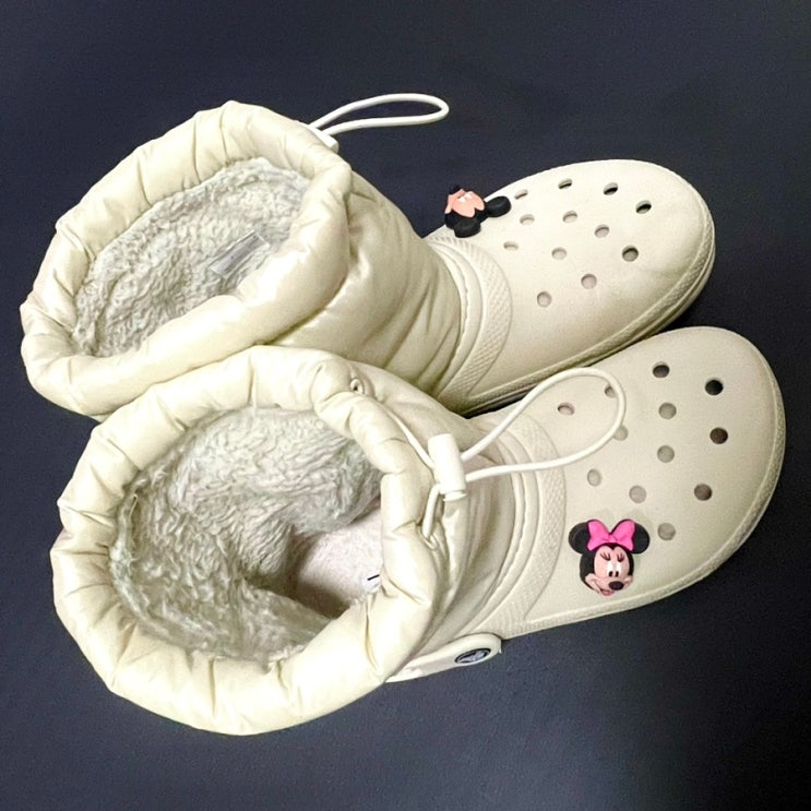 [ 쇼핑 후기 ] 크록스 클래식 라인드 네오 퍼프 부츠 본 :: 206630 - 2Y2 BONE : 네이버 블로그