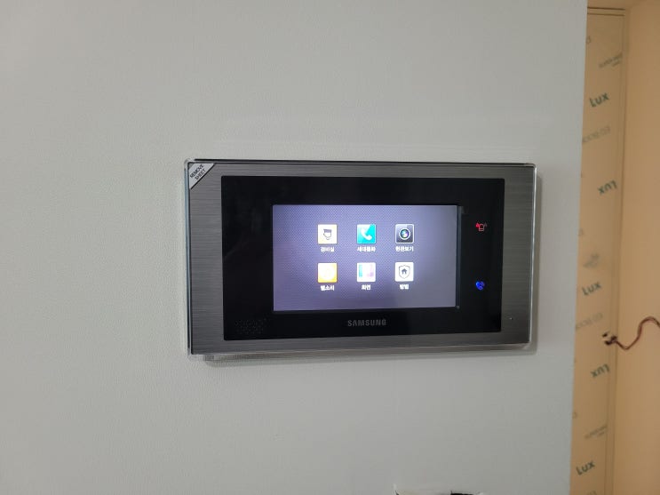 송파구 잠실동 잠실리센츠아파트 삼성 비디오폰 SHT-3527XA 교체 후기 : 네이버 블로그