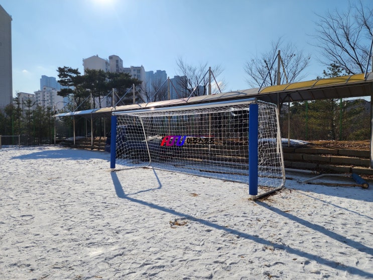 아주스포츠 의왕시 소재 초등학교 스테인리스 축구골대 제작and설치 네이버 블로그