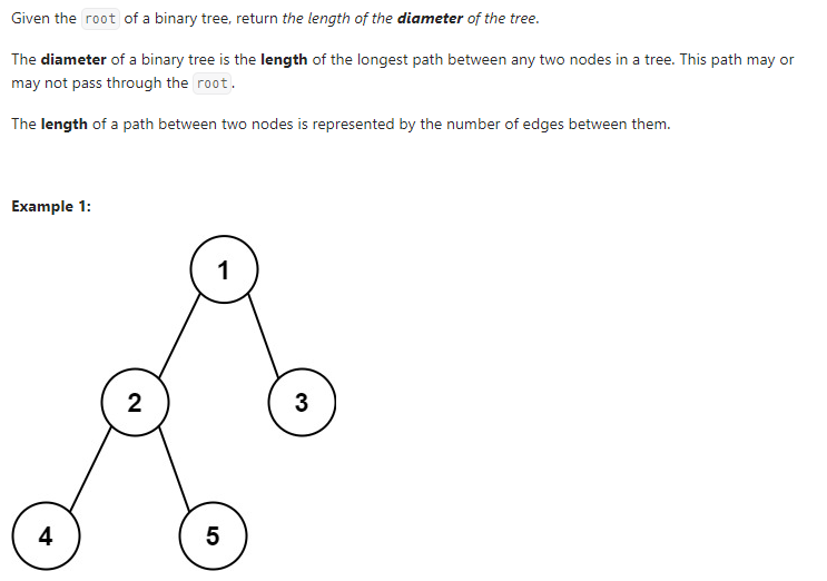 JAVA_Diameter of Binary Tree_LeetCode 543 : 네이버 블로그