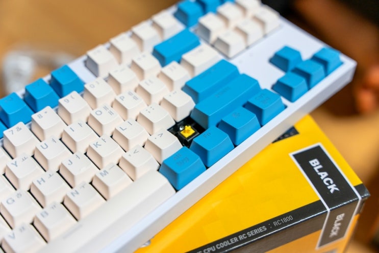 기계식 키보드 추천 게이트론 CK87 황축 사용 후기 : 네이버 블로그