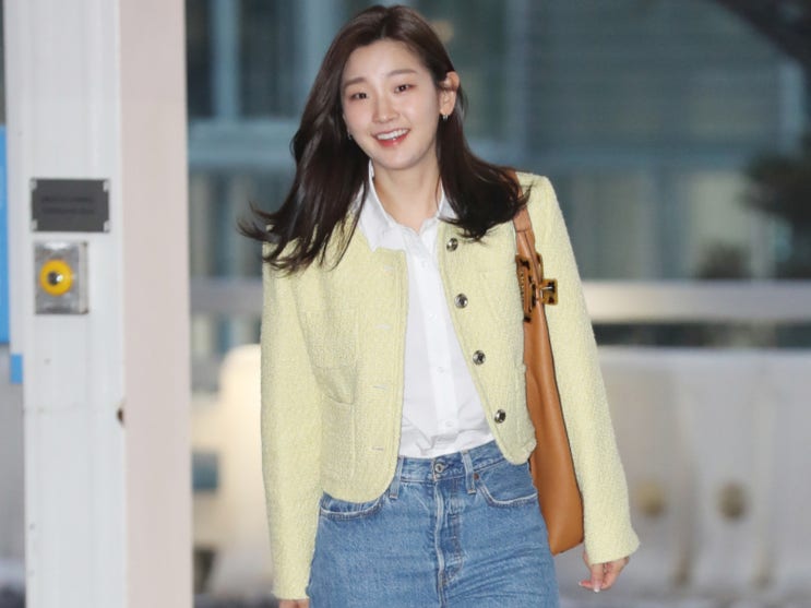 박소담 패션 여자 청바지 브랜드 리바이스 데님 팬츠 코디 매력은 네이버 블로그
