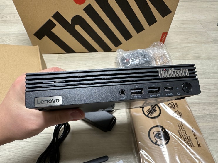 Lenovo ThinkCentre M70q Gen3-11T3S00400 개봉하기 : 네이버 블로그