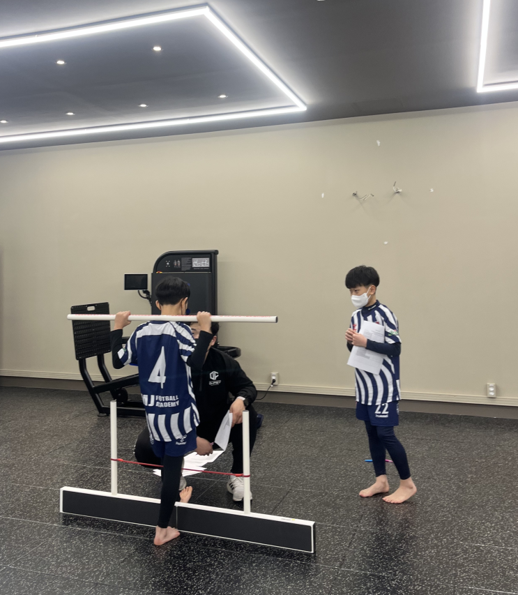 부산재활동아대학교 유소년 엘리트 축구 선수 Fc Mj 풋볼 아카데미 기초체력 및 기술체력 측정 유소년 축구선수부상예방