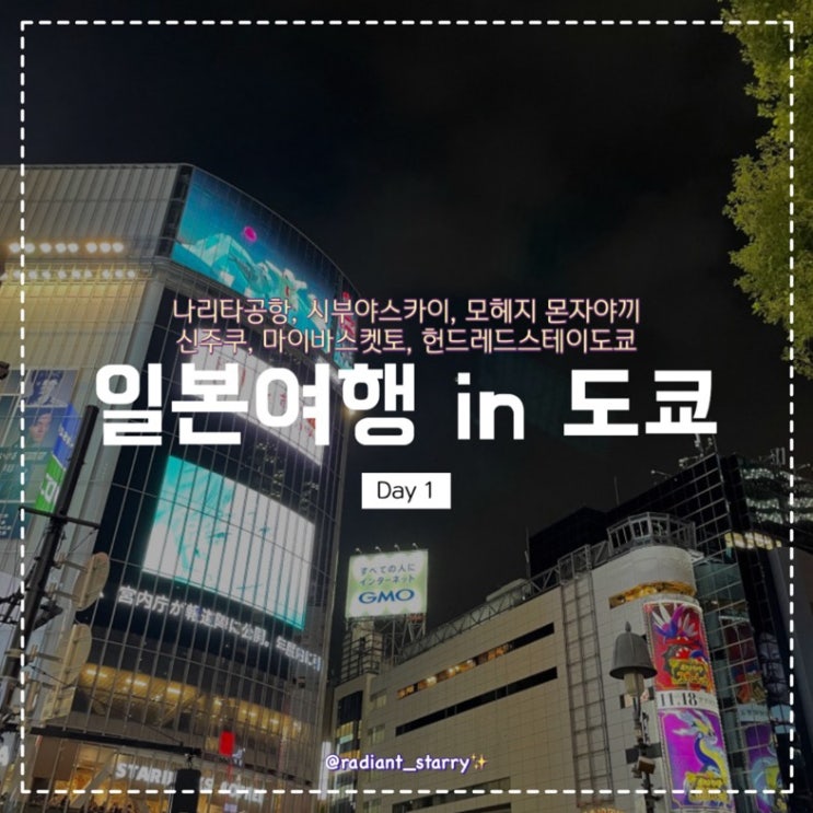 일본여행 In 도쿄 3박 4일day1나리타공항시부야스카이모헤지신주쿠헌드레드스테이도쿄마이바스켓토 네이버 블로그