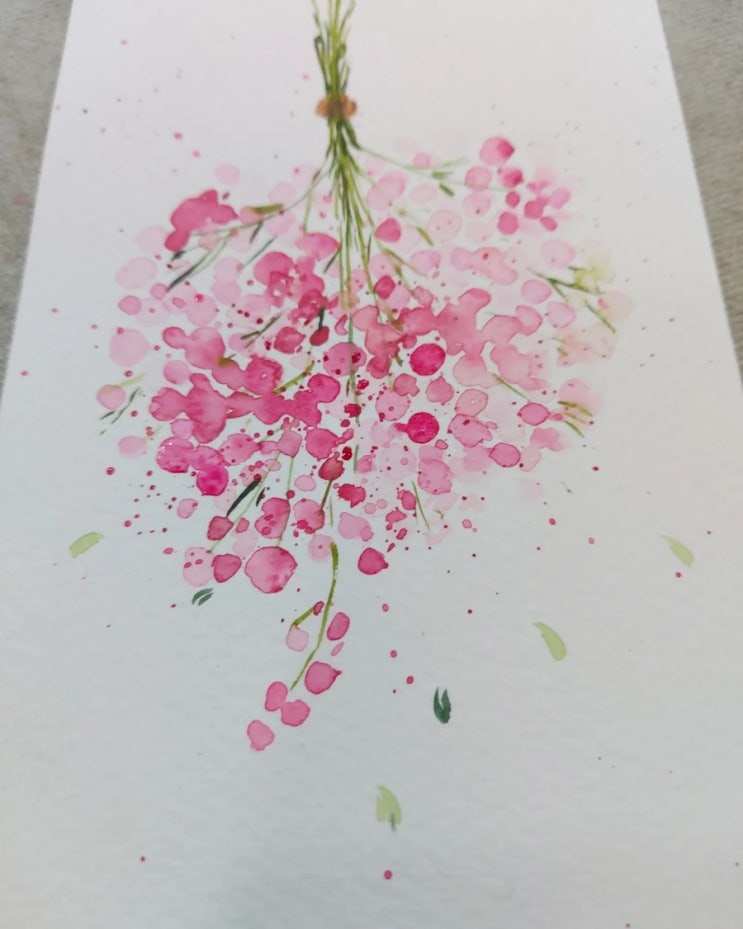 부산수채화 캘리그라피 월요일반 수업을 소개합니다 네이버 블로그