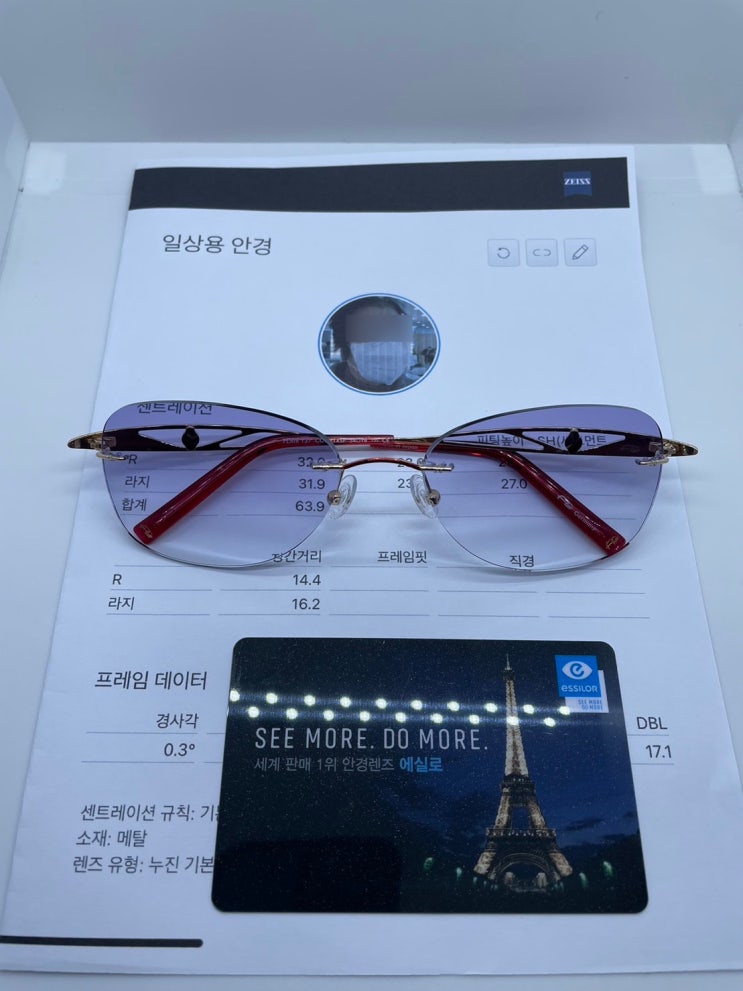 일산 가볍고 탄력성 좋은 티타늄 무테 안경테 추천 최첨단 장비 맞춤 누진다초점 착색 투톤 안경 리뷰 네이버 블로그