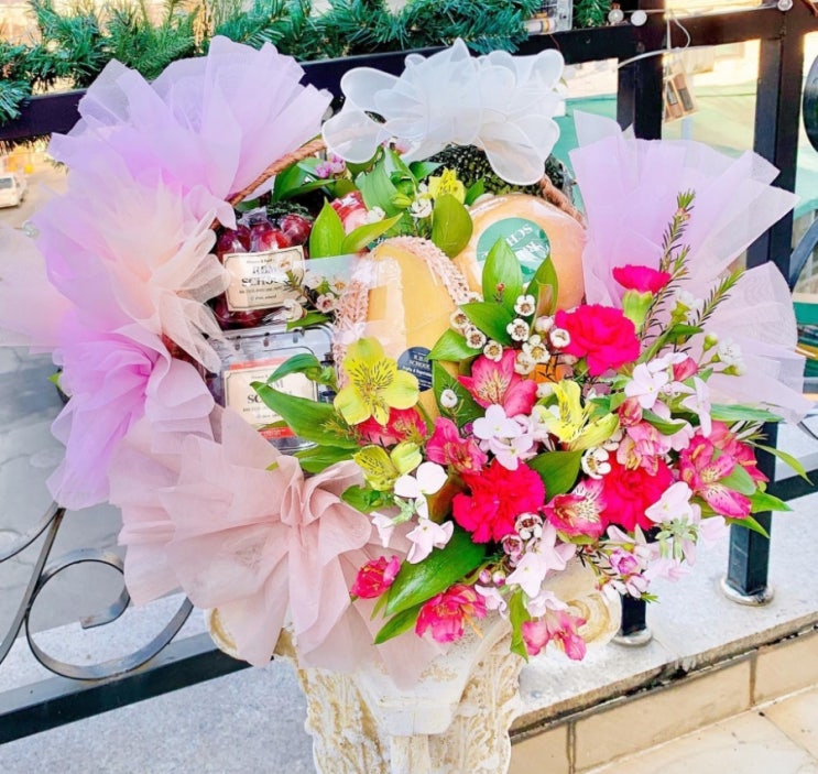 Freshfruitflower 꽃과일바구니 성남꽃집성남과일강남꽃강남과일과일선물세트 네이버 블로그