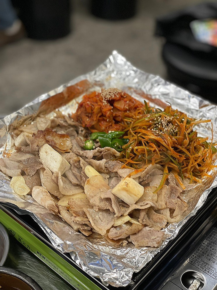 샤로수길 고기집 구땡식당 파절이 삼겹살 먹고 볶음밥에 치즈추가는 필수인 곳 네이버 블로그