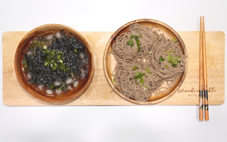 메밀소바 만들기 쯔유 활용한 냉모밀 장국 만들기 네이버 블로그