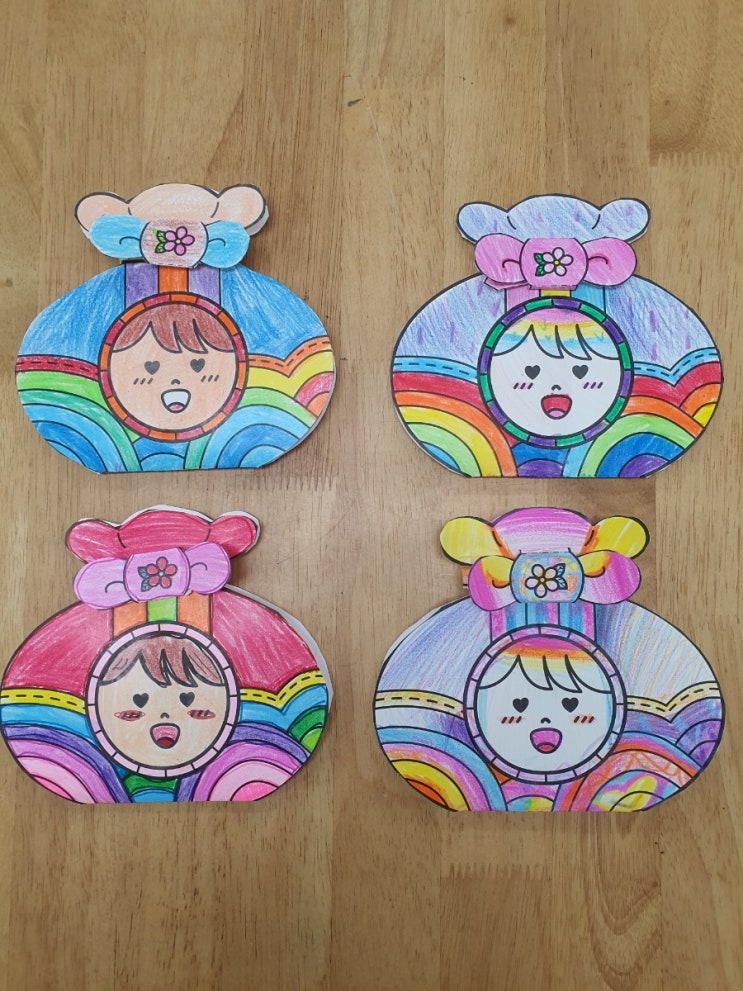 돌봄교사모여라~픽미쌤의 만들기 미술플레이북ㅡ복주머니만들기 오늘은 돌봄교실에서 만들기를 하는날입니다 픽미쌤유튜브를 보고 따라