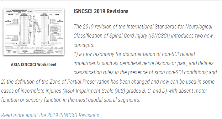 ISNCSCI -2019년 개정판(8 edition) : 네이버 블로그