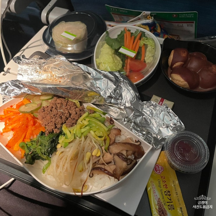 터키항공 Tk0091 기내식 인천 이스탄불 파리 및 어메니티 환승 이스탄불공항 환승 팁 먹거리 후기 너무 비싸요