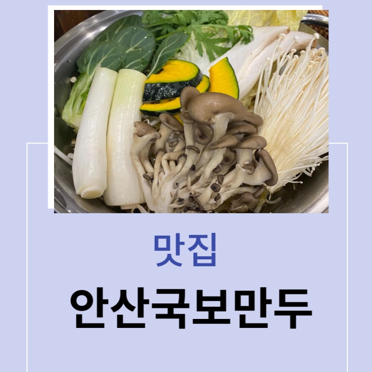 풀코스로 안성맞춤 안산국보만두 안산 고잔동 맛집 네이버 블로그