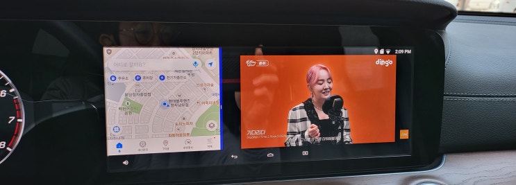 분당벤츠전문점 카알터 E클래스 W213 E300 터치모니터 변경 안드로이드 카블릿 M2C200A PLUS 고해상도 인터페이스 USB AUX 순정GPS연동 파크라케이블 ...