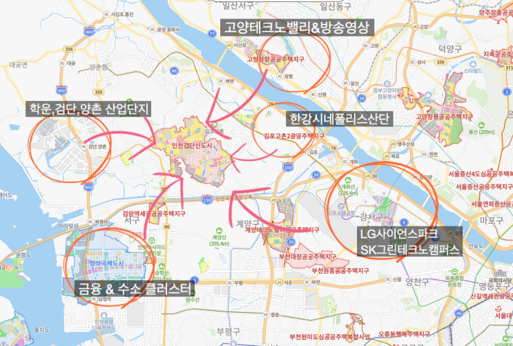 검단 신도시 아파트 임장과 전망매매가와 시세 개발 계획도 네이버 블로그
