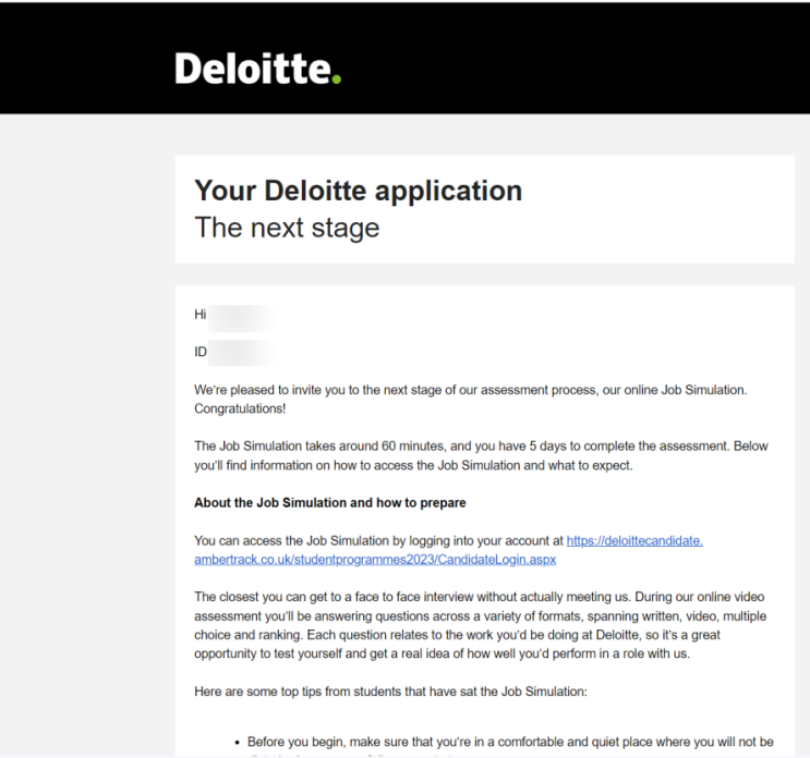 [딜로이트 공채 | Job Simulation] 2022 영국 공채 딜로이트 (Deloitte) Graduate Scheme ...