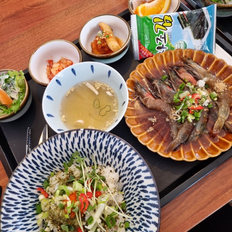 세종 어진동정부청사 맛집 간장새우가 맛있는 네이버 블로그