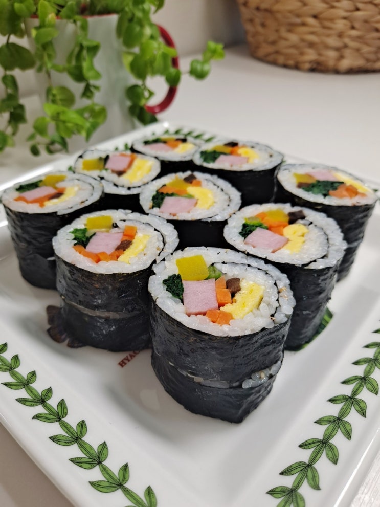 김밥 만들기 집에서 야채 김밥 맛있게 싸는법 아이들이 좋아하는 집김밥 만들기 네이버 블로그