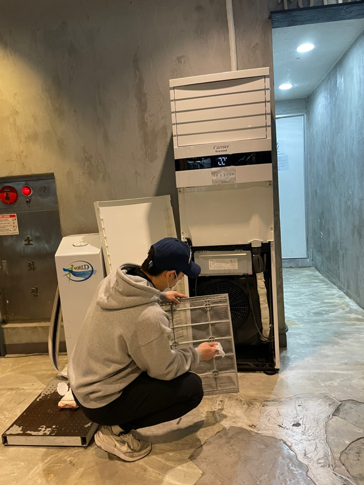 newfit 청소시간 (에어컨 필터 청소) : 네이버 블로그