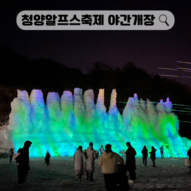 겨울 가볼만한곳 청양 눈썰매장 얼음축제 알프스마을 야간 개장 입장료 네이버 블로그
