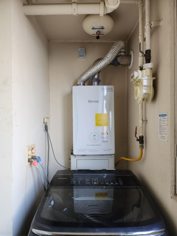 인천보일러설치~ 서구 경서동 태평가이아샹베르2차아파트 대성셀틱 SSP+ 20S FO => 린나이친환경콘덴싱보일러 RC600 ...