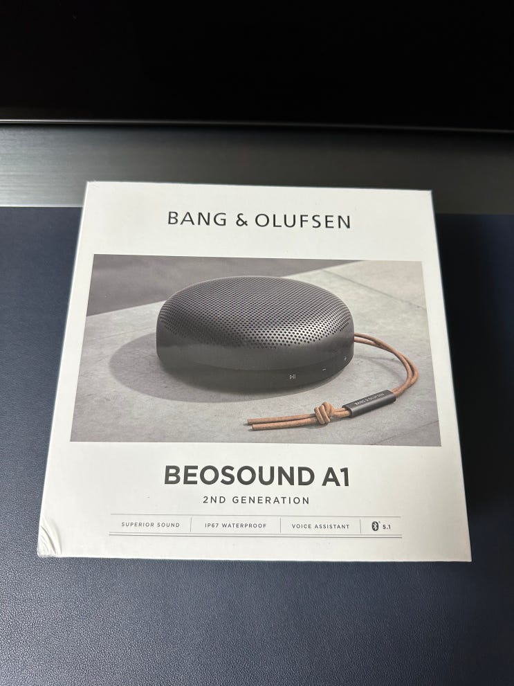 [내돈내산] B&O Beosound "A1" 2nd Gen. - 종결이 아닐지 .. 뱅앤올룹슨 베오사운드 A1 2세대 : 네이버 블로그