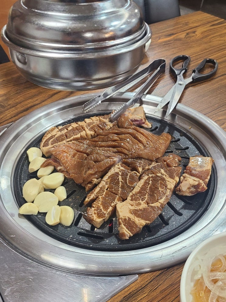 분당동 맛집 존맛 돼지갈비 진미정원 숯불구이 네이버 블로그