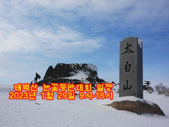 태백산눈축제 기본정보 셔틀버스 주차장 태백산눈꽃등반대회 2023 태백산눈축제 함께 볼만한 축제 네이버 블로그