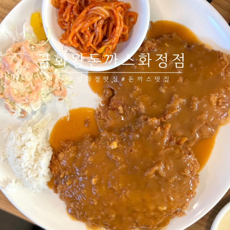 고양화정맛집 금화왕돈까스 화정점 메뉴가격주차셀프바이용방법 네이버 블로그