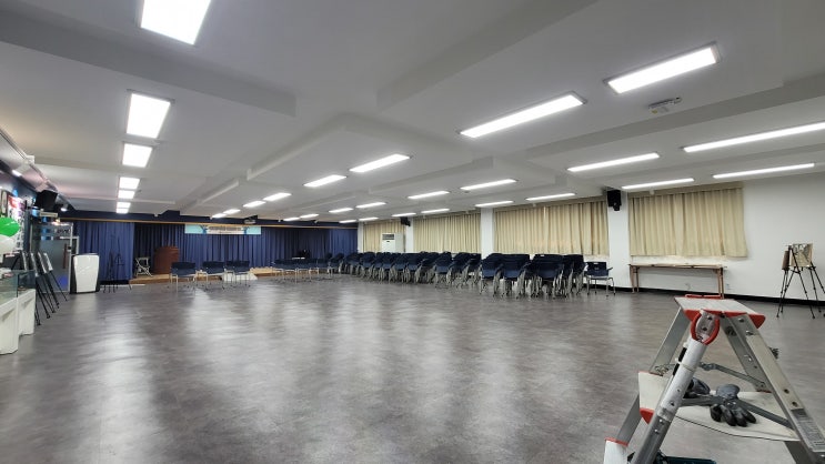 인천 서운동 커튼 고등학교 강당 무대 암막 전동커튼 시공하고 왔습니다 네이버 블로그