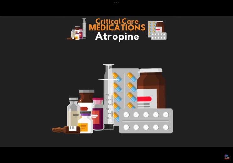 아트로핀 (Atropine) 공부하기 - 기본 ECG 서맥 : 네이버 블로그